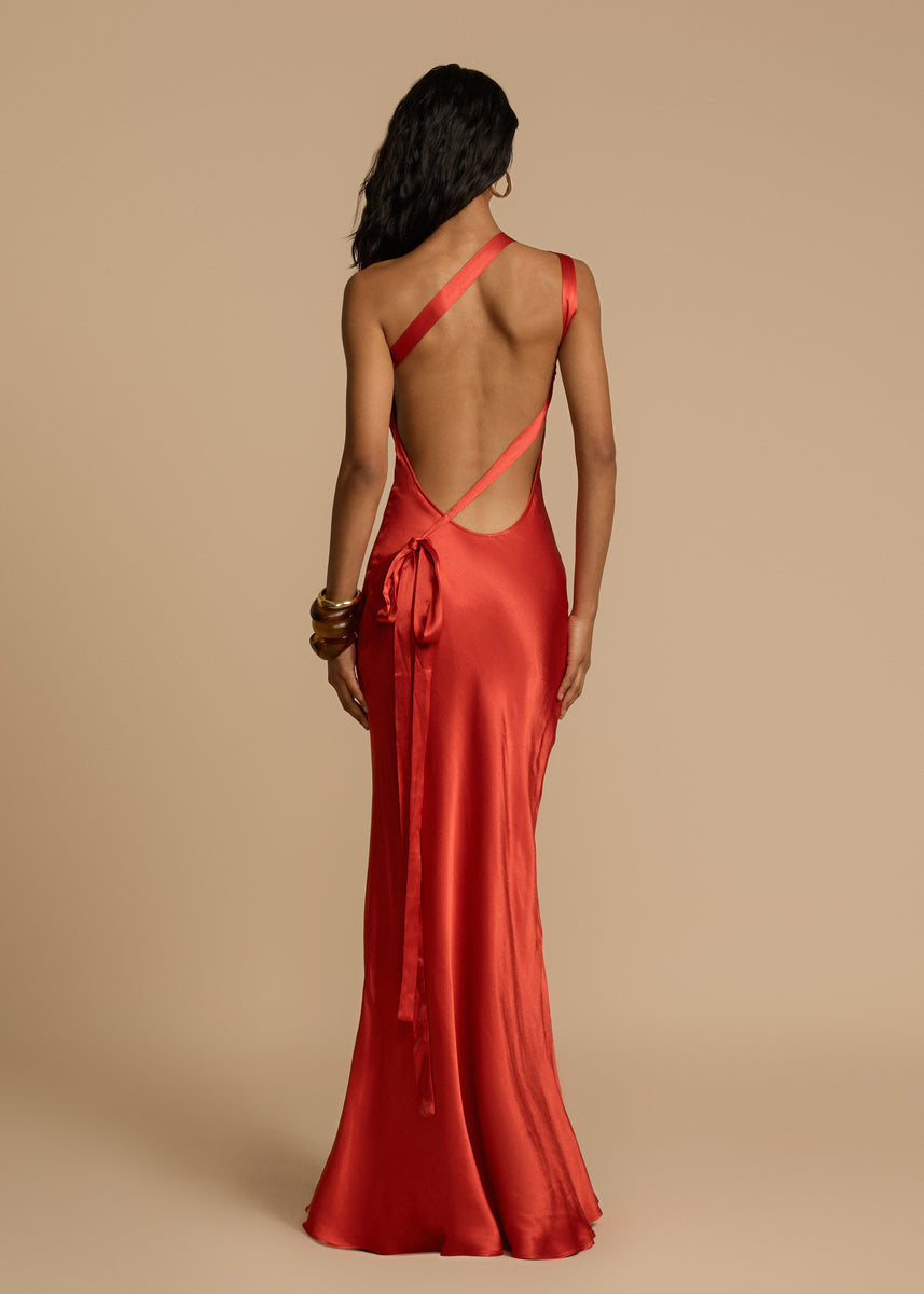 MONIQUE DRESS RUST – ARCINA ORI